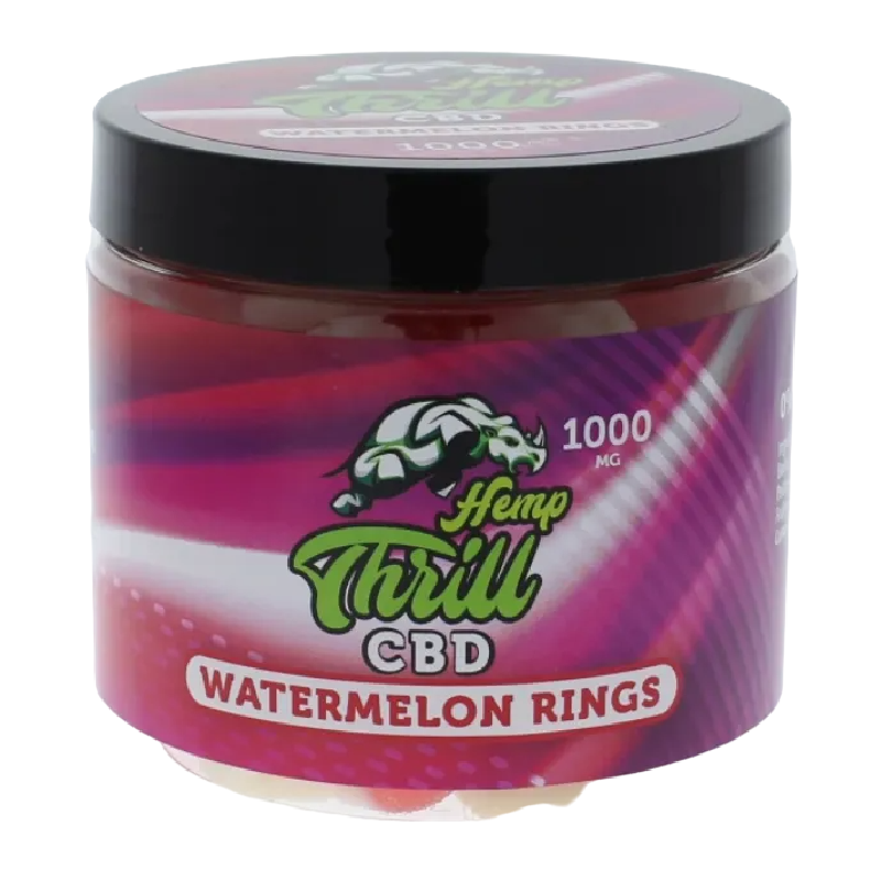 Hemp Thrill Gummy 2500mg - Watermelon Rings - Miami Distro