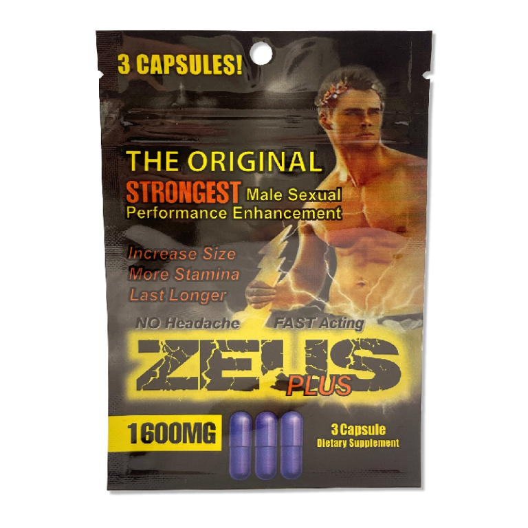 Zeus Plus Triple Pill - 24ct Display - Miami Distro